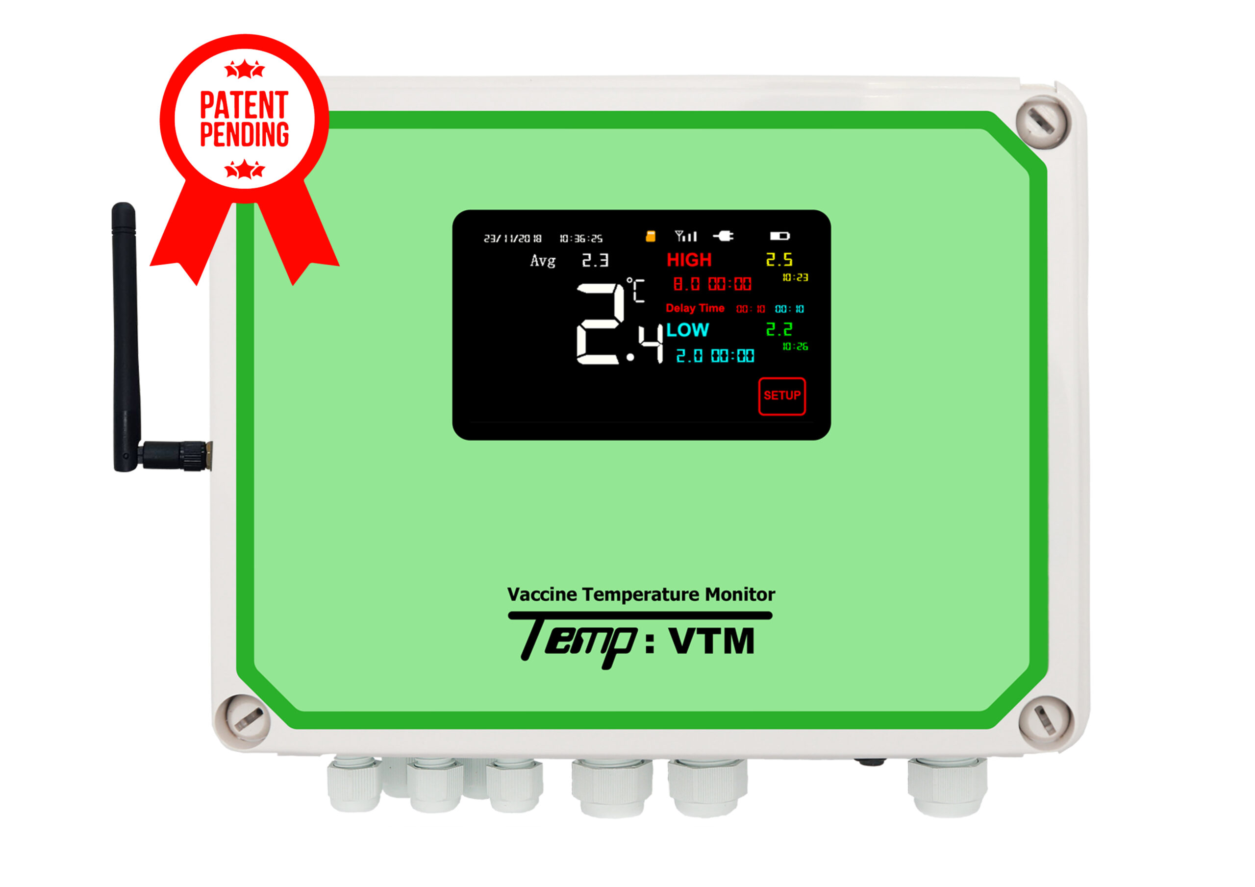 VTM Vaccine Temperature Monitor Temp Climate controller.com